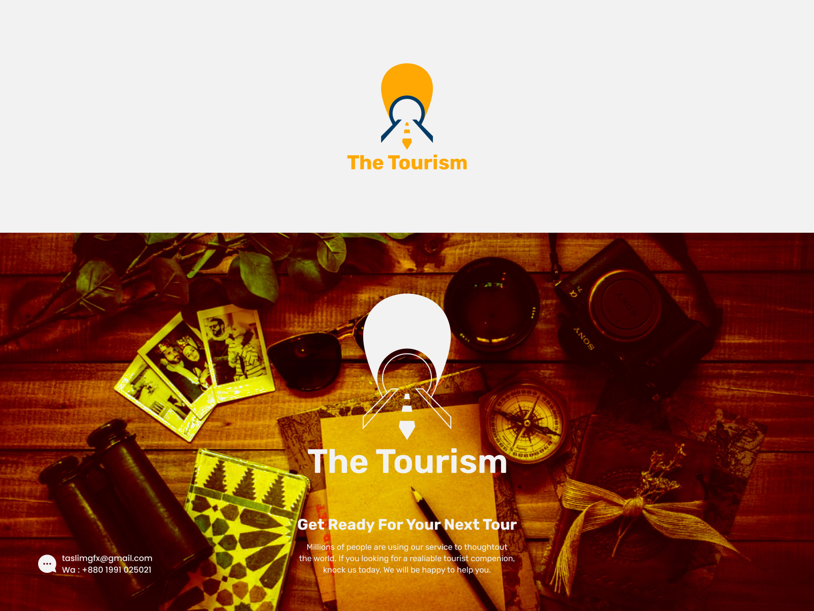 “The Tourism” Logo by Md. Taslim Uddin on Dribbble