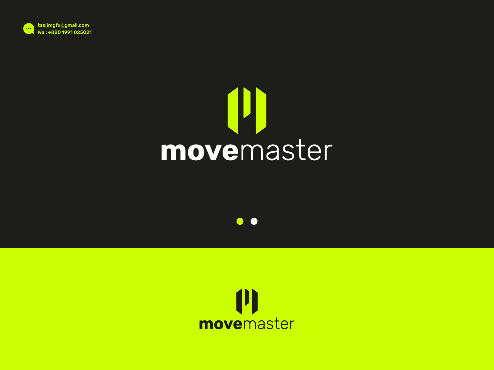 Movemaster Logo by Md. Taslim Uddin on Dribbble