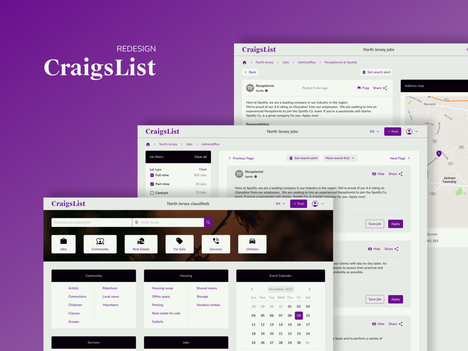 Dribbble - Craigslist redisign 300.png by Wilson Kuna