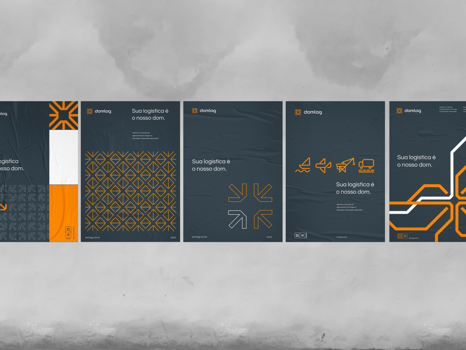 DOMLOG poster set by Adilson Porto Junior on Dribbble