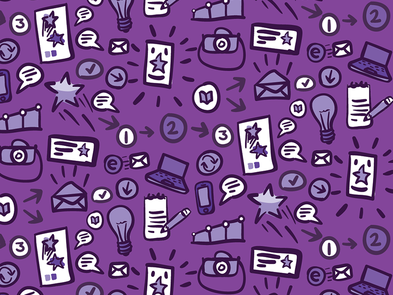 My Branding Pattern by Luke Oliver on Dribbble