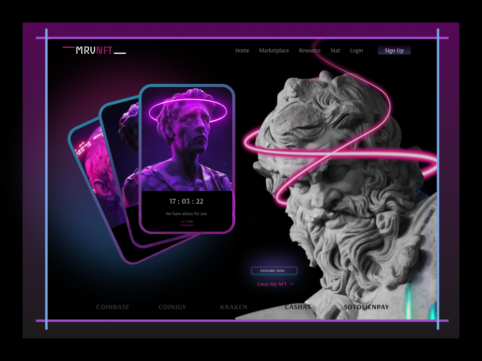NFT - Login Page by Mervalisa ☼ ☽ on Dribbble