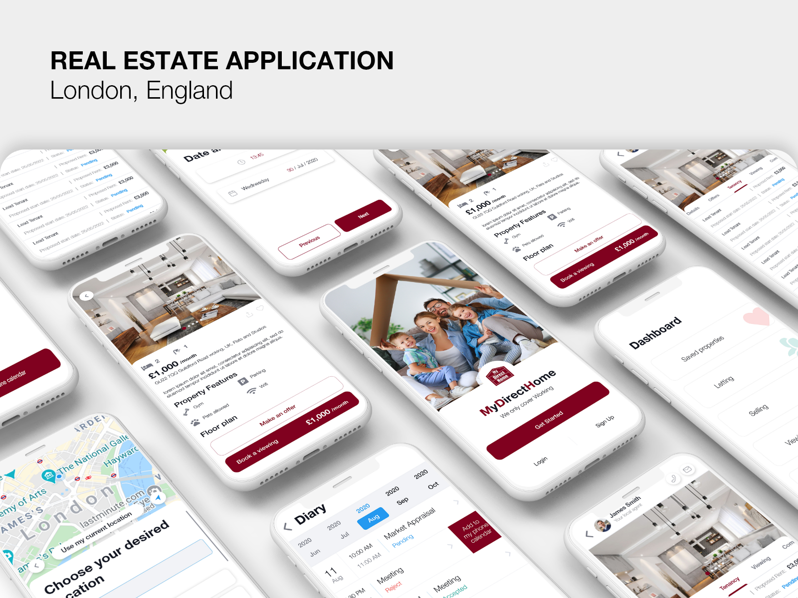 REAL ESTATE APPLICATION by I'm Xand on Dribbble