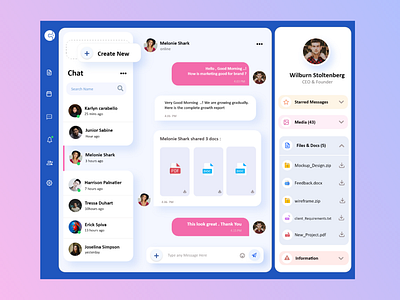 Chat Ui concept Design by Sabaresh on Dribbble