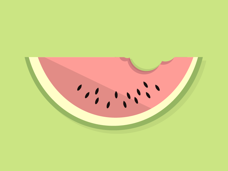 Watermelon by Tyler Sanguinette on Dribbble