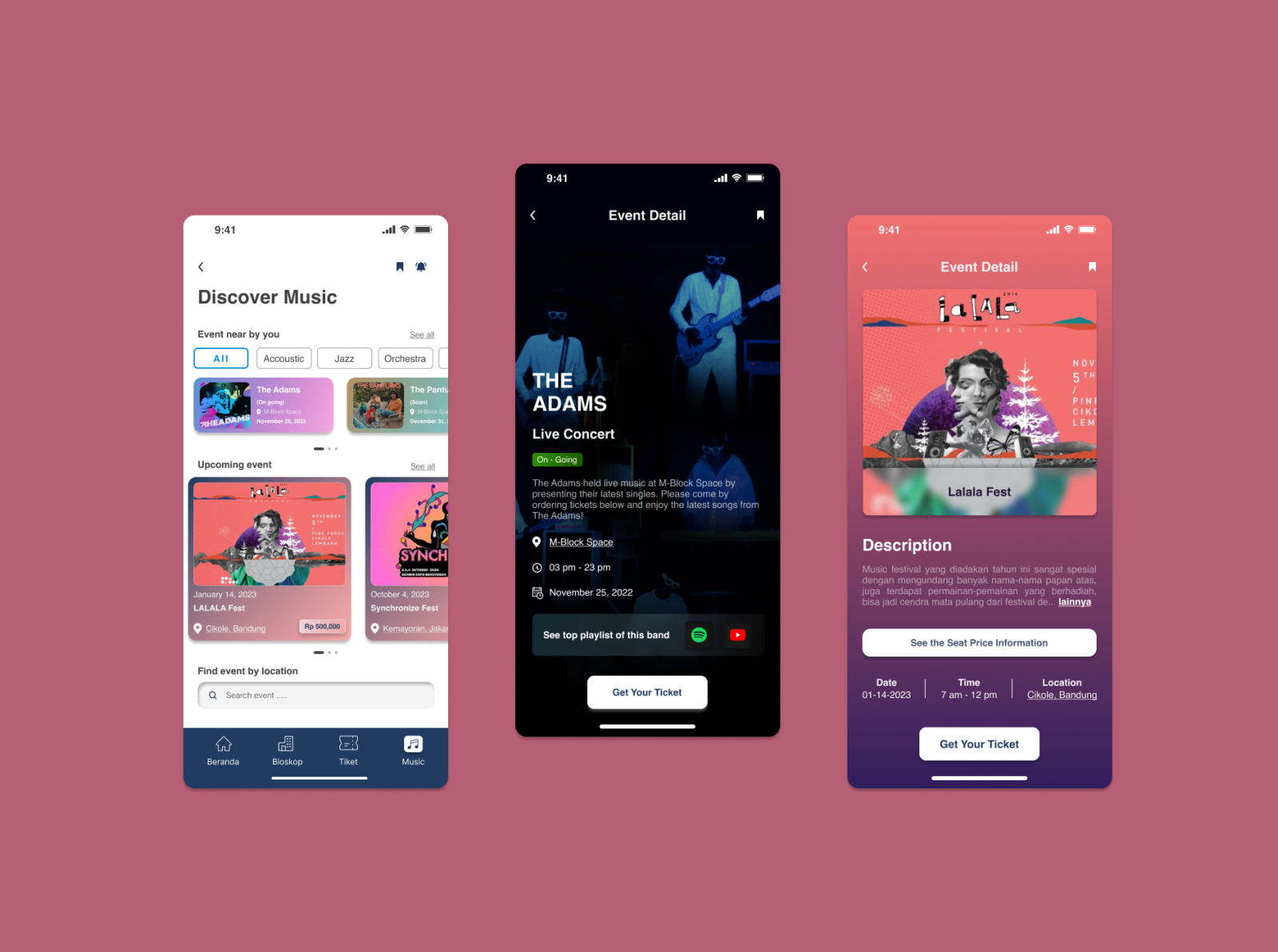 TIX ID Redesign & Adding Music Event Feature by M Arif Mulya on Dribbble