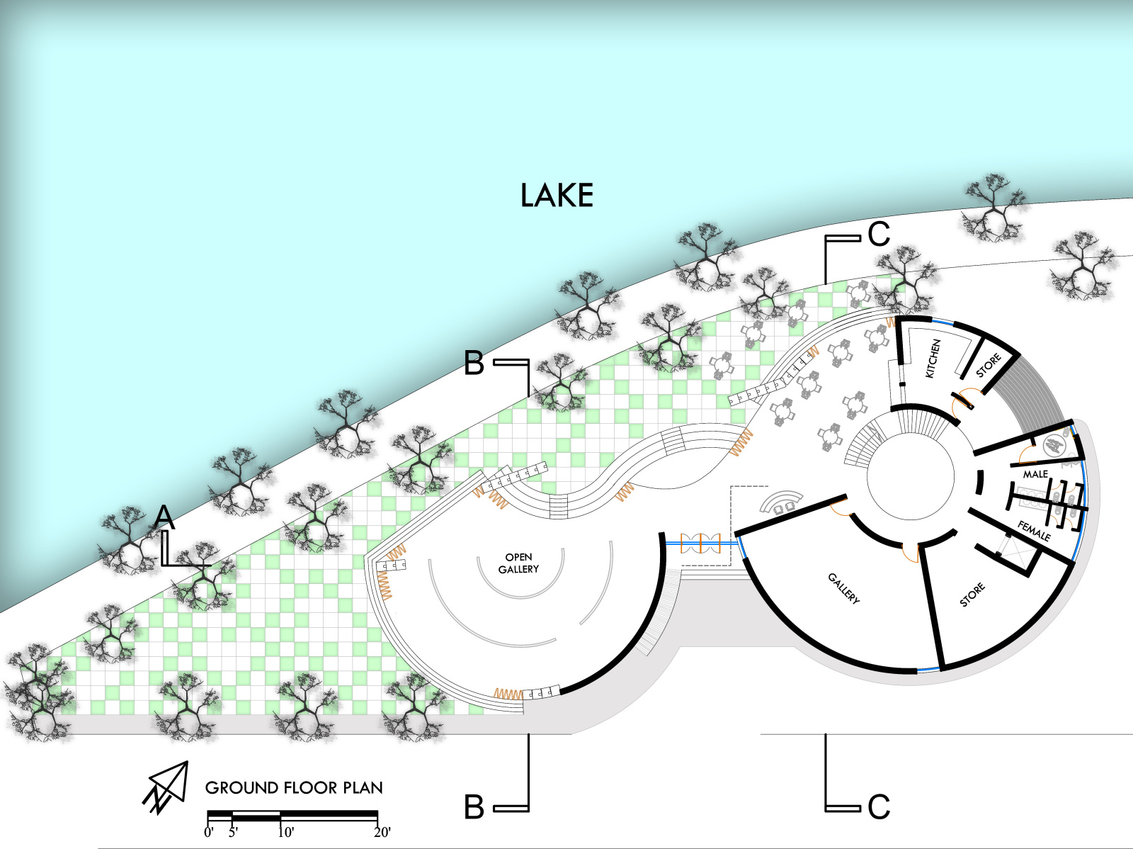 Project of an Art Gallery_2d Drawing by Mahamud Parvez on Dribbble