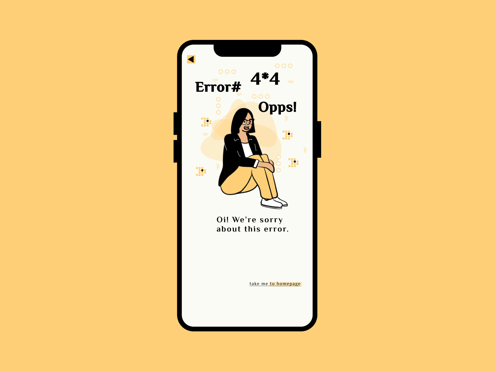Mobile error pop-up page by Eylül on Dribbble