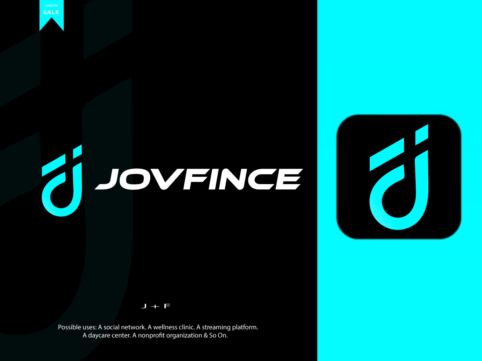 Lettering JF | Branding | Brand Identity | Modern Logo by Ayon ...