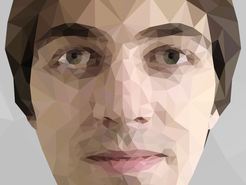Low poly self-portrait by Aleksandr Petrov on Dribbble
