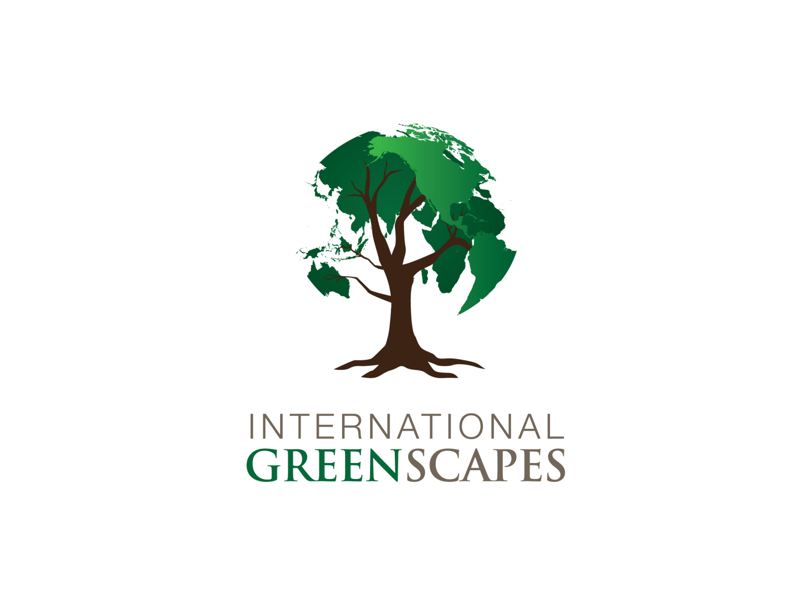International GreenScapes Logo by MAGNUM VISUALS on Dribbble