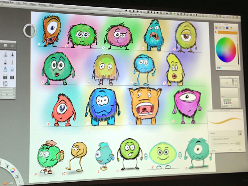 Digital Monsters by Sil Bulterman on Dribbble