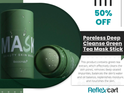 Poreless Deep Cleanse Green Tea Mask Stick by Aman Gurjar on Dribbble