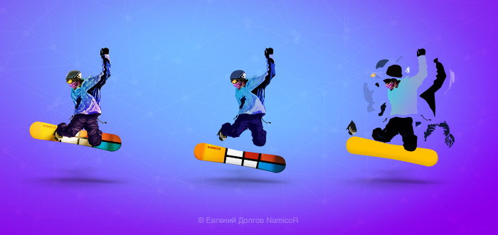 SNOWBOARDING / icon by Evgenii Dolgov on Dribbble