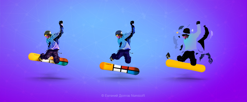 SNOWBOARDING / icon by Evgenii Dolgov on Dribbble
