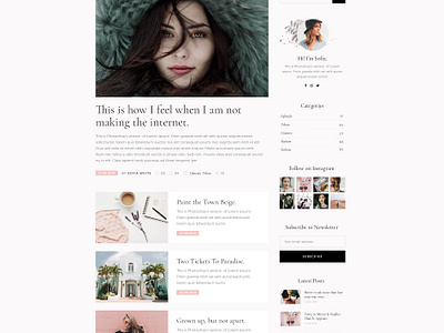 Blog by Marina Simeunović for Qode Interactive on Dribbble