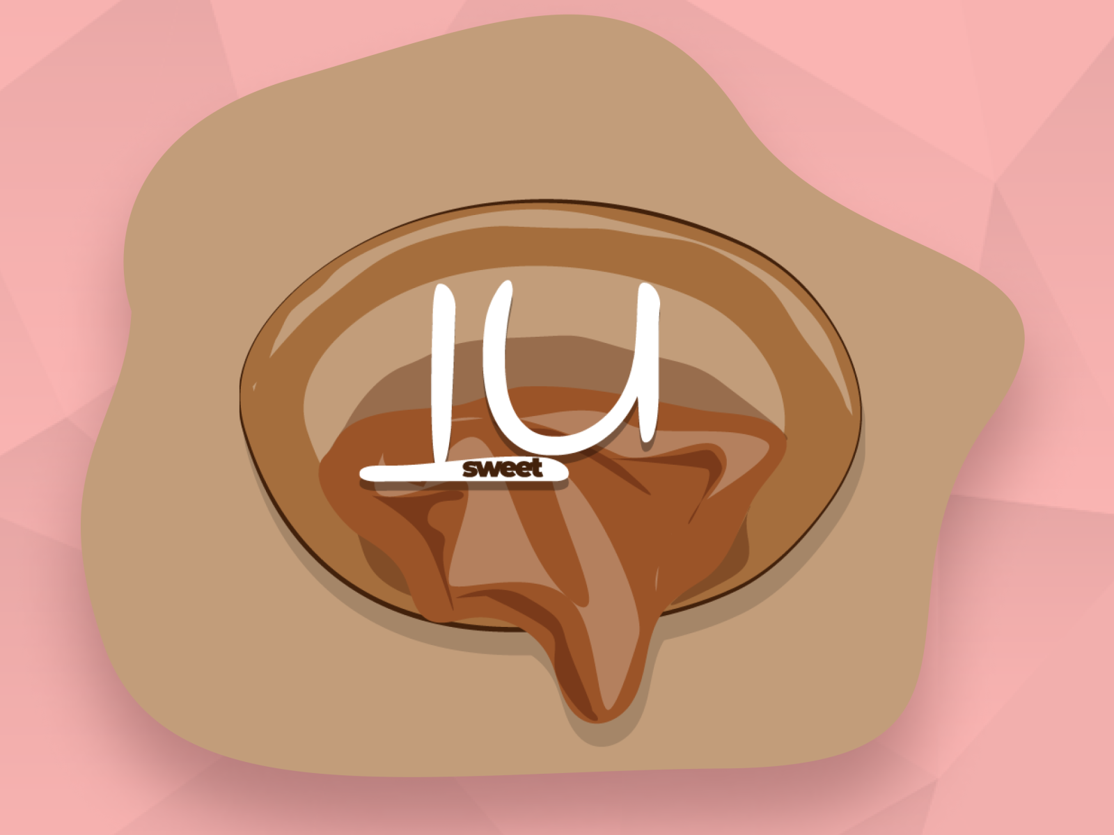 Illustration nut with condensed milk. Logo by Galyna Poplavska on Dribbble