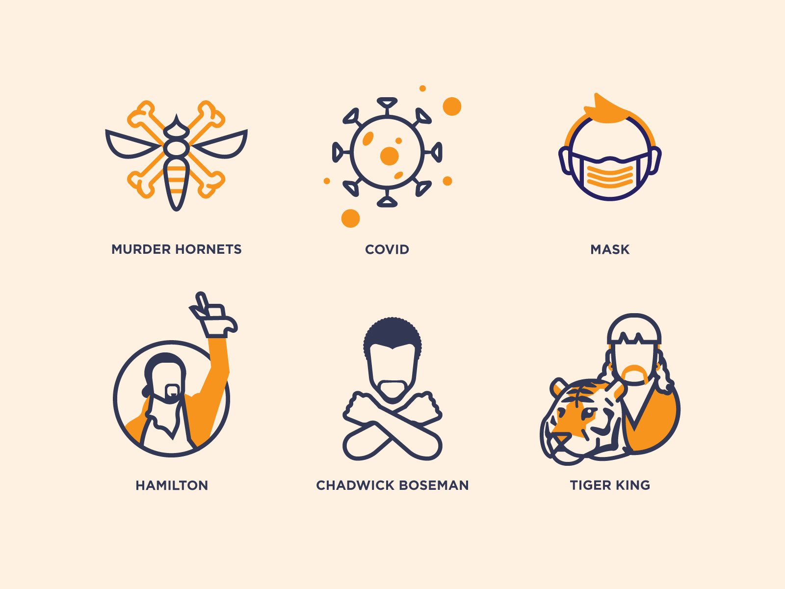 2020 Icons by Andrew Timme on Dribbble