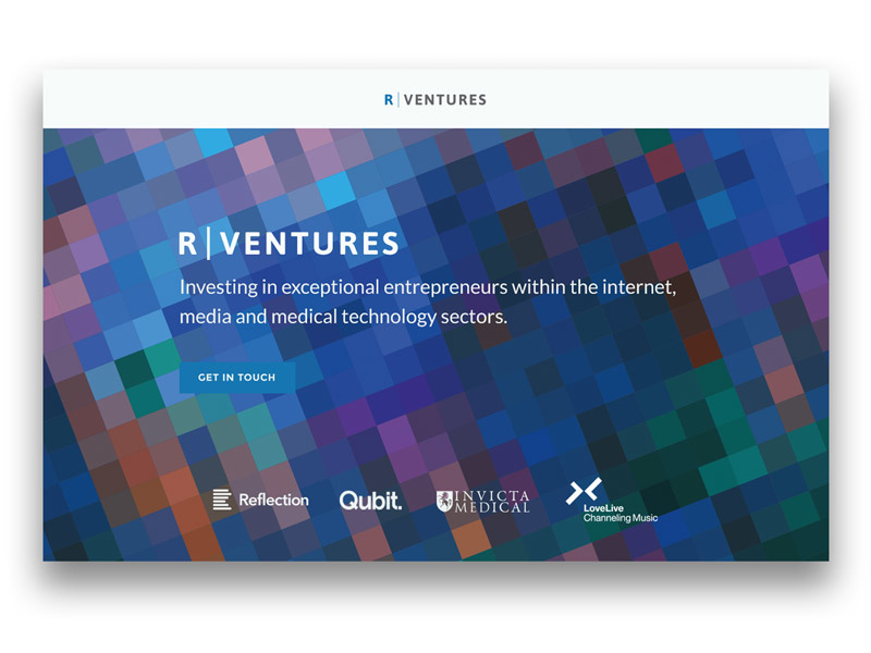 R Ventures Site by Martin Ollivere on Dribbble