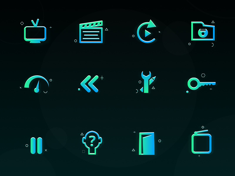 Iptv Box Icons by Donald Vasili on Dribbble