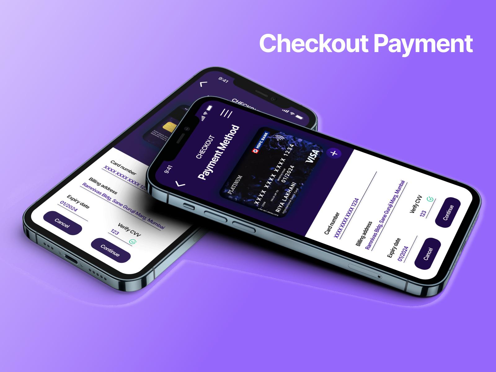 Card checkout payment by Anushka Yadav on Dribbble