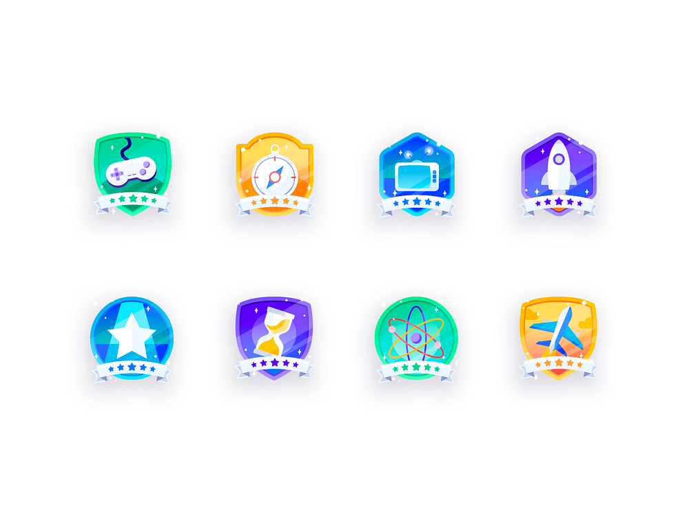 Complete Badges by Brittany Martinez on Dribbble