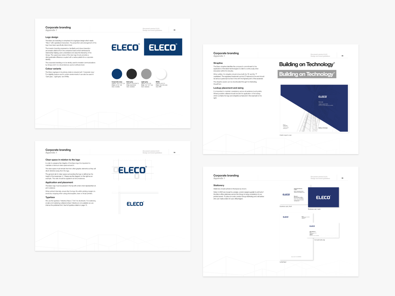 Eleco Group - Design & Brand Guidelines by Matthew Alexander Craig on ...