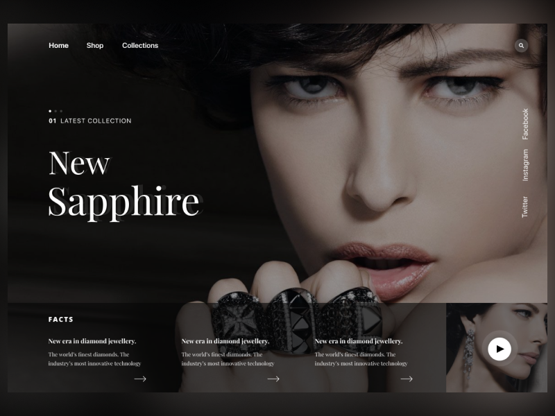 Sapphire by Oleksii Umanskiy on Dribbble