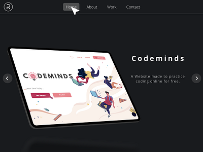 Portfolio Project Section by Rohan Sharma on Dribbble