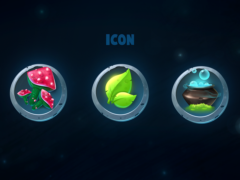 Game magic icons by Yulia Boyko on Dribbble