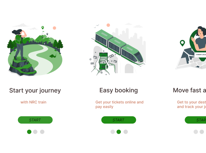 Train Onboarding screens by Toyo Funmi on Dribbble