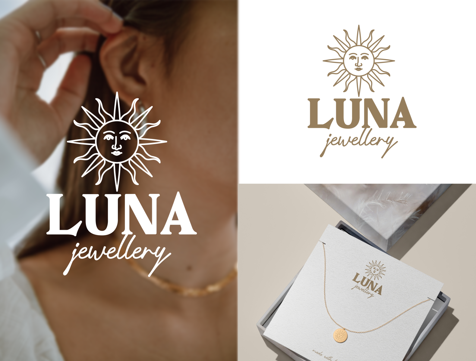 Luna Jewellery - Logo Design by Tamica Nicole on Dribbble