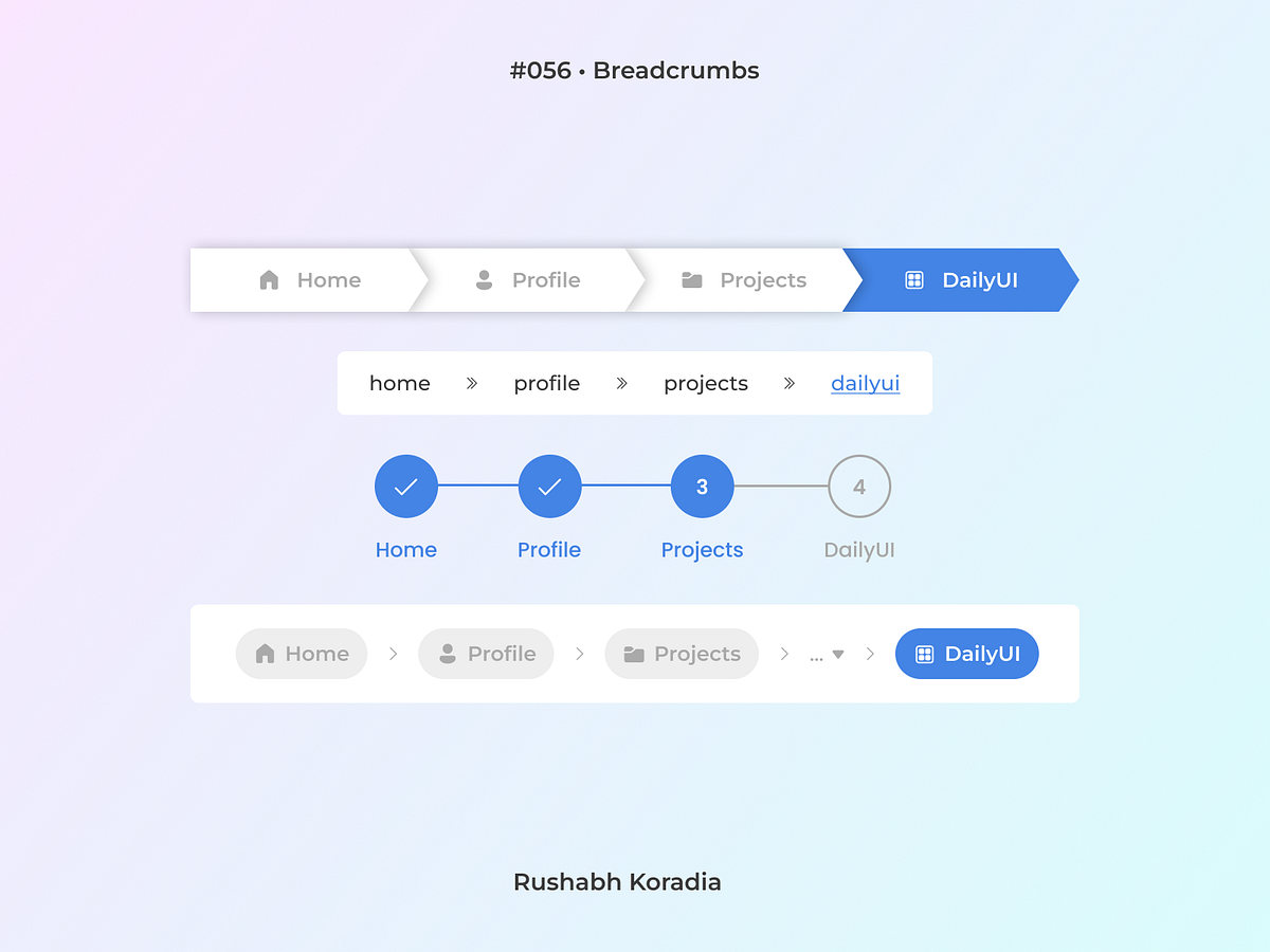 Breadcrumbs Ui Designs Themes Templates And Downloadable Graphic