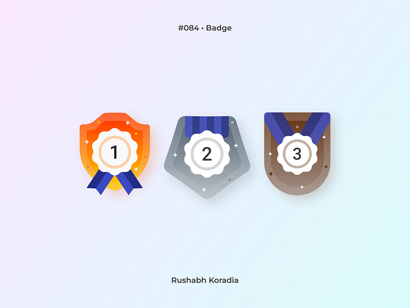 Badge UI designs, themes, templates and downloadable graphic elements ...