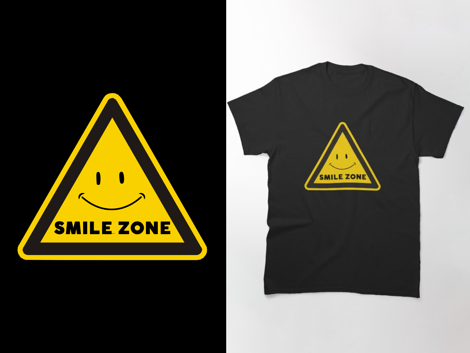 SMILE ZONE T- SHIRT by LUKS SHOP on Dribbble