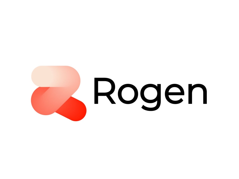 Rogen letter logo design by Joy Ahamed - Logo Designer on Dribbble