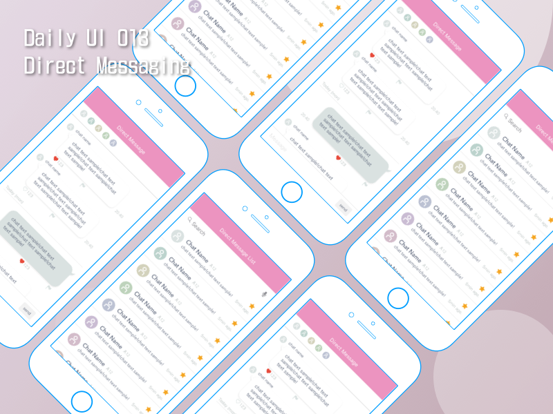 013 Direct Messaging by Yoshitaka KOIKE on Dribbble