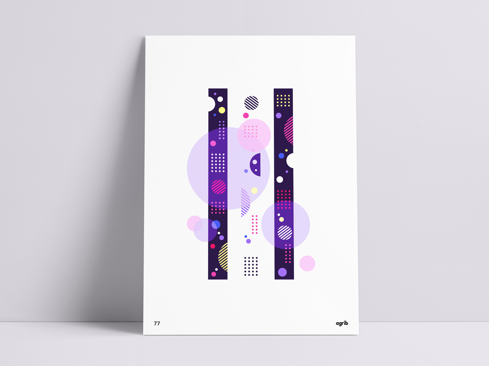 Abstract Geometric Overlay Bars by Anthony Gribben on Dribbble