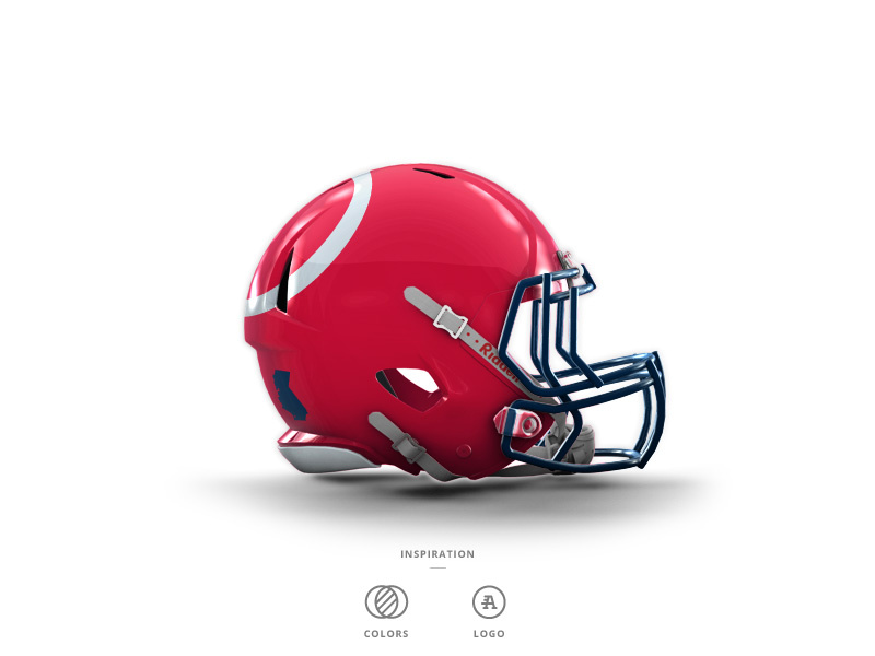 Angels Football Helmet 15 of 30 by Anthony Gribben on Dribbble