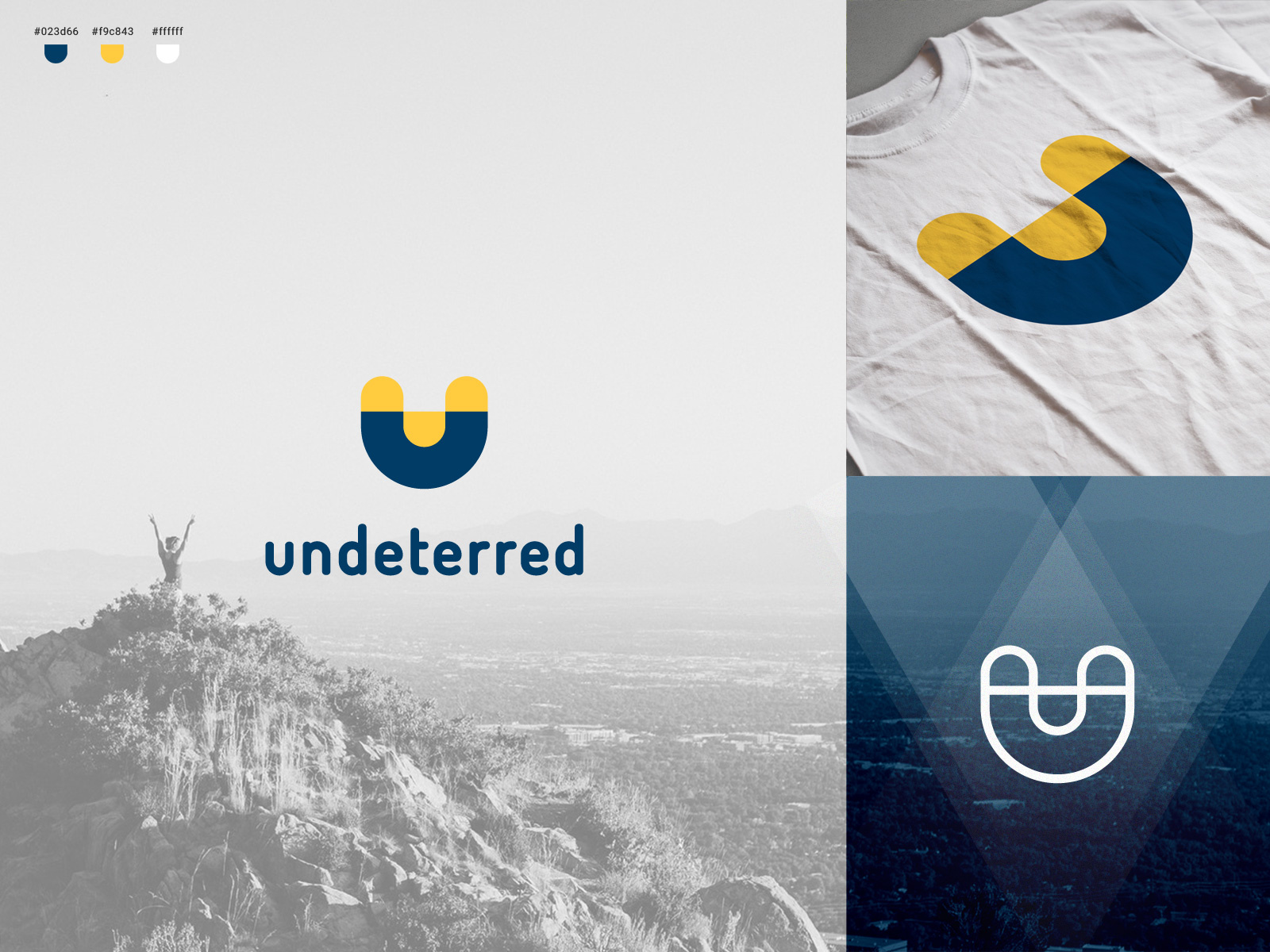 Undeterred Branding by Anthony Gribben on Dribbble