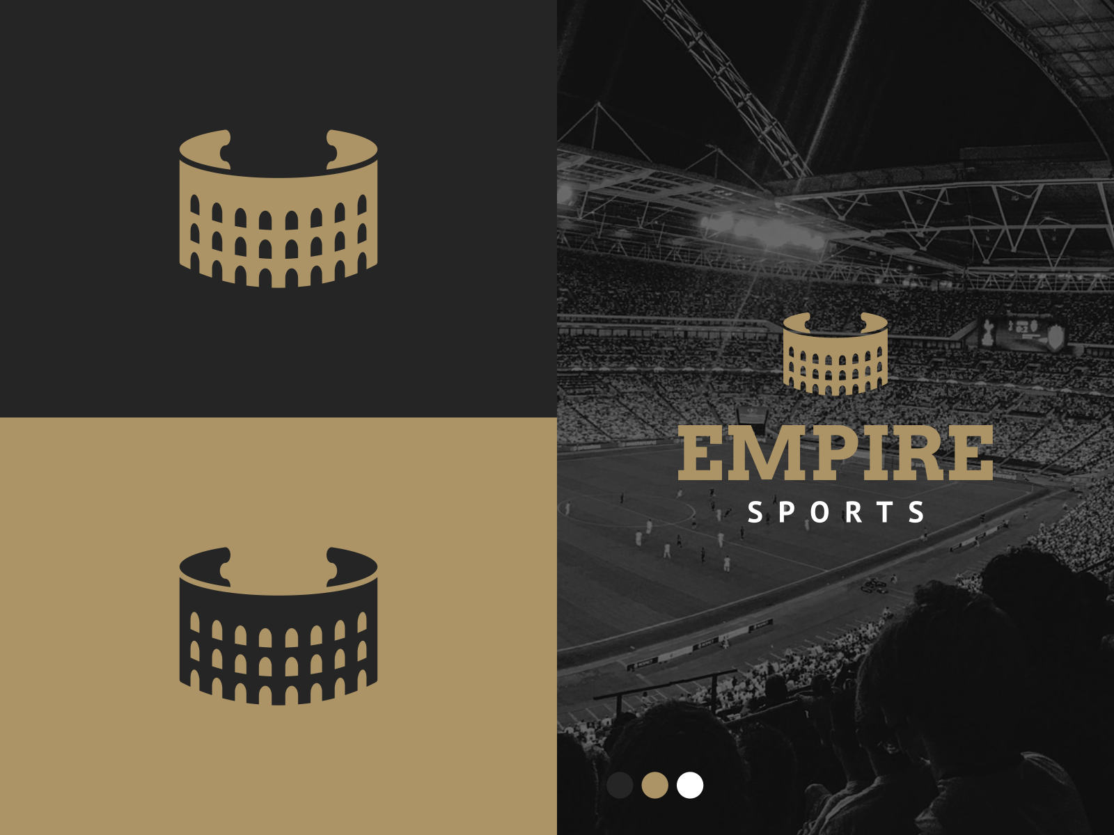 Unused Colosseum Ticket Logo for Empire Sports by Anthony Gribben on ...