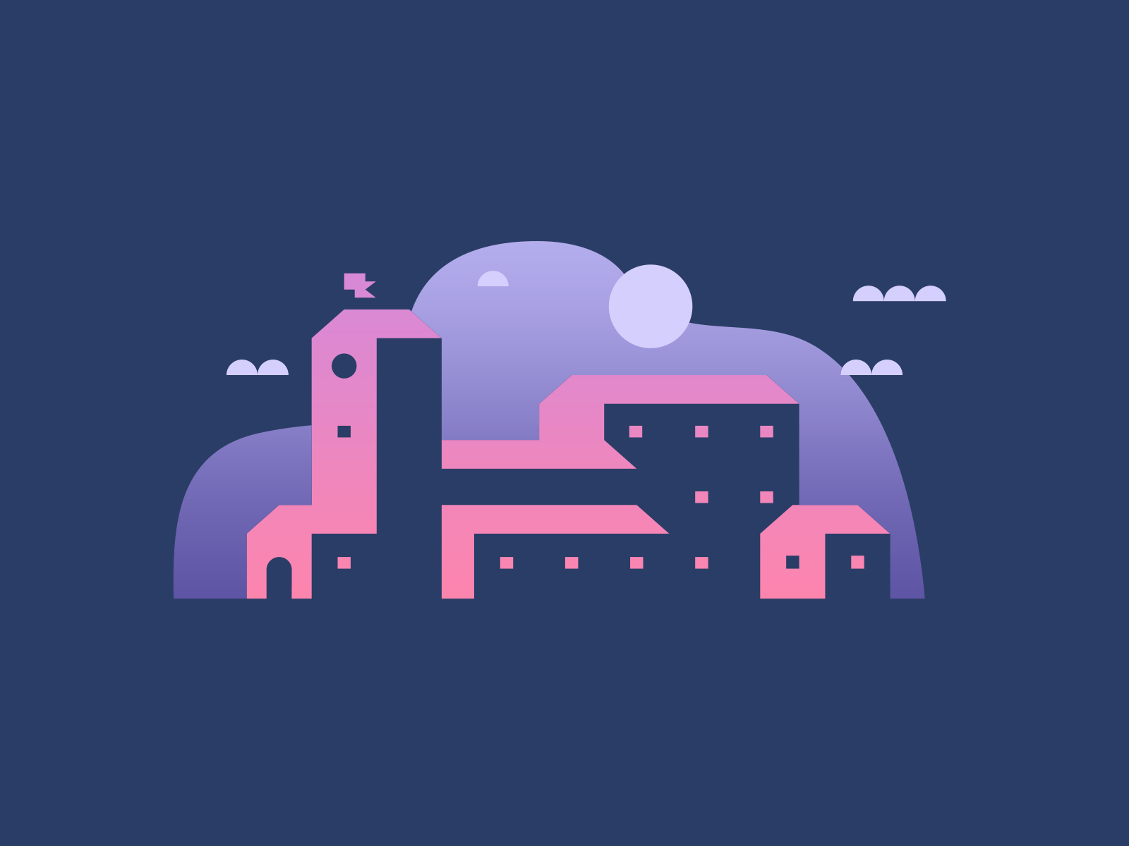 University Night by Anthony Gribben on Dribbble