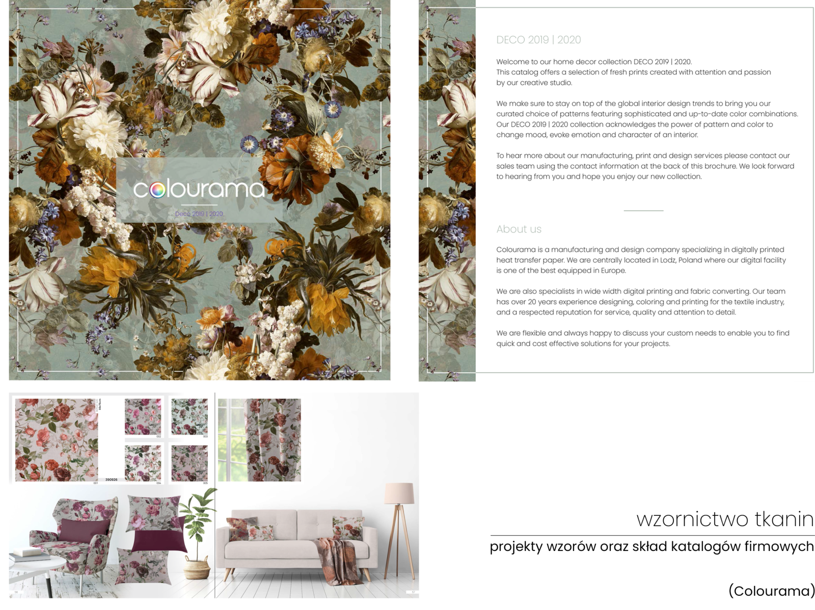 catalogue&textile design by Anna Zając on Dribbble