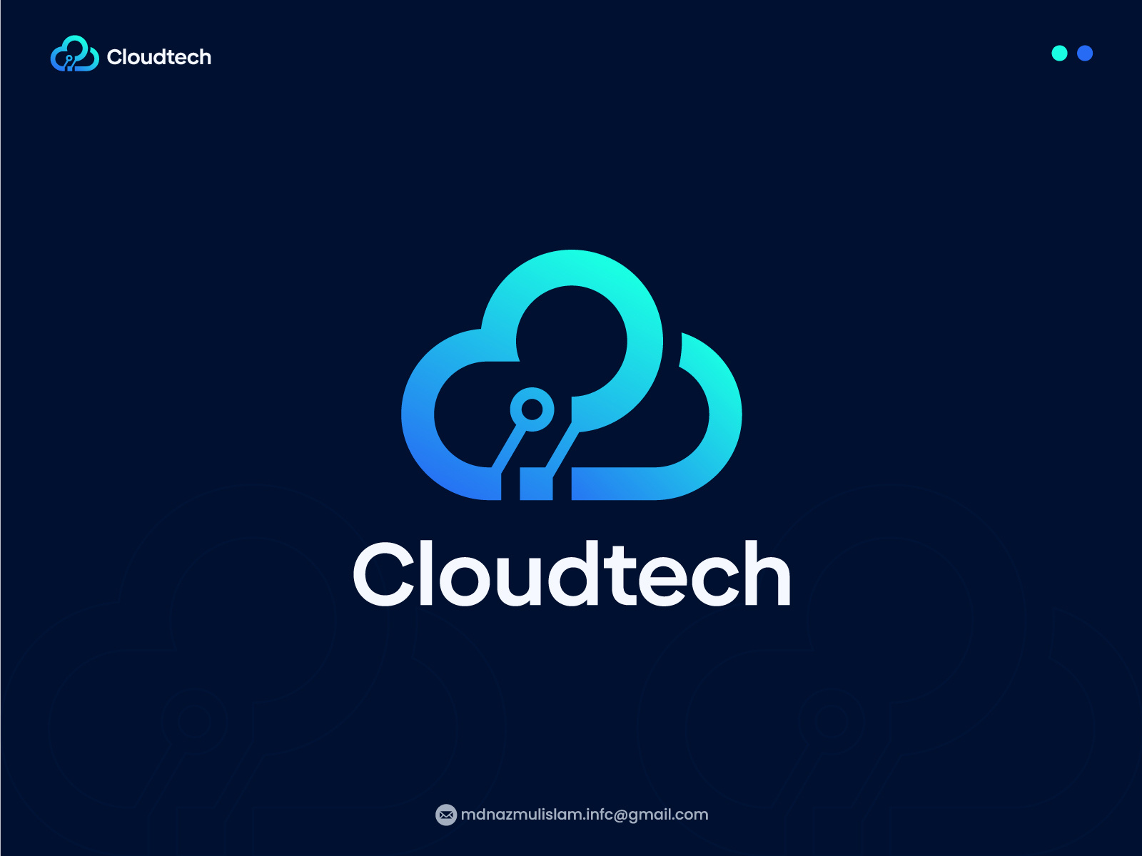 Cloudtech | Cloud and Tech concept logo Design by MNR Nazmul Islam on ...