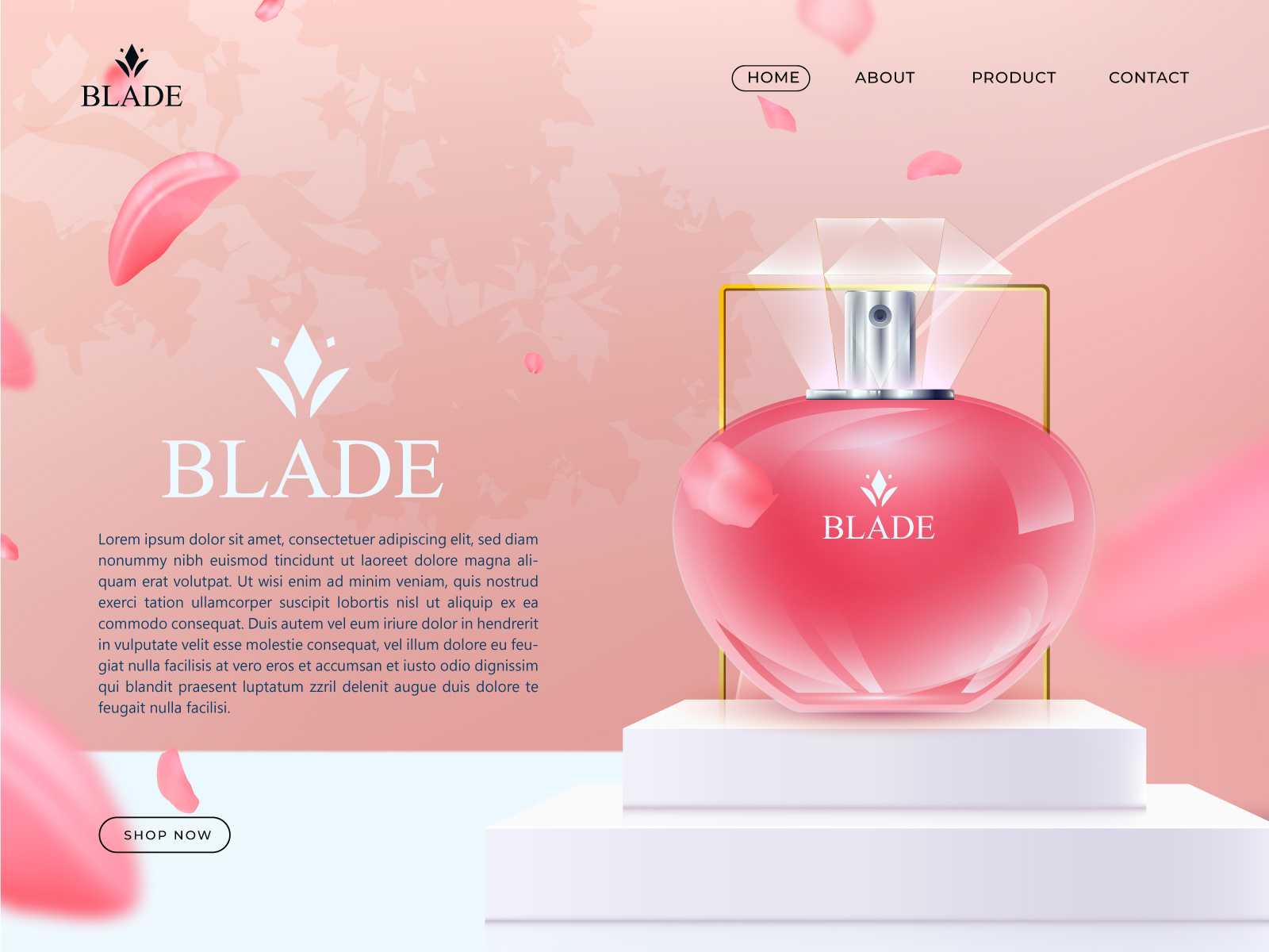 BLADE | Perfume Brand Logo Design by M Nazmul Islam on Dribbble