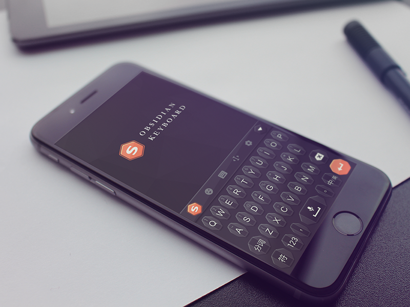 Obsidian keyboard by DJM on Dribbble