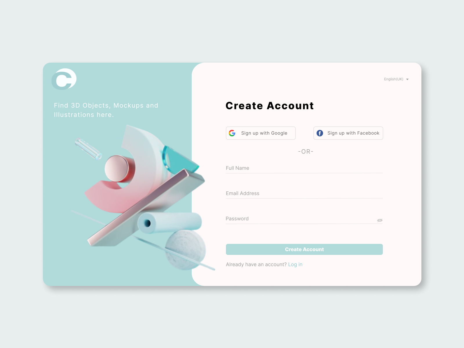Create Account by Nini Gotsiridze on Dribbble