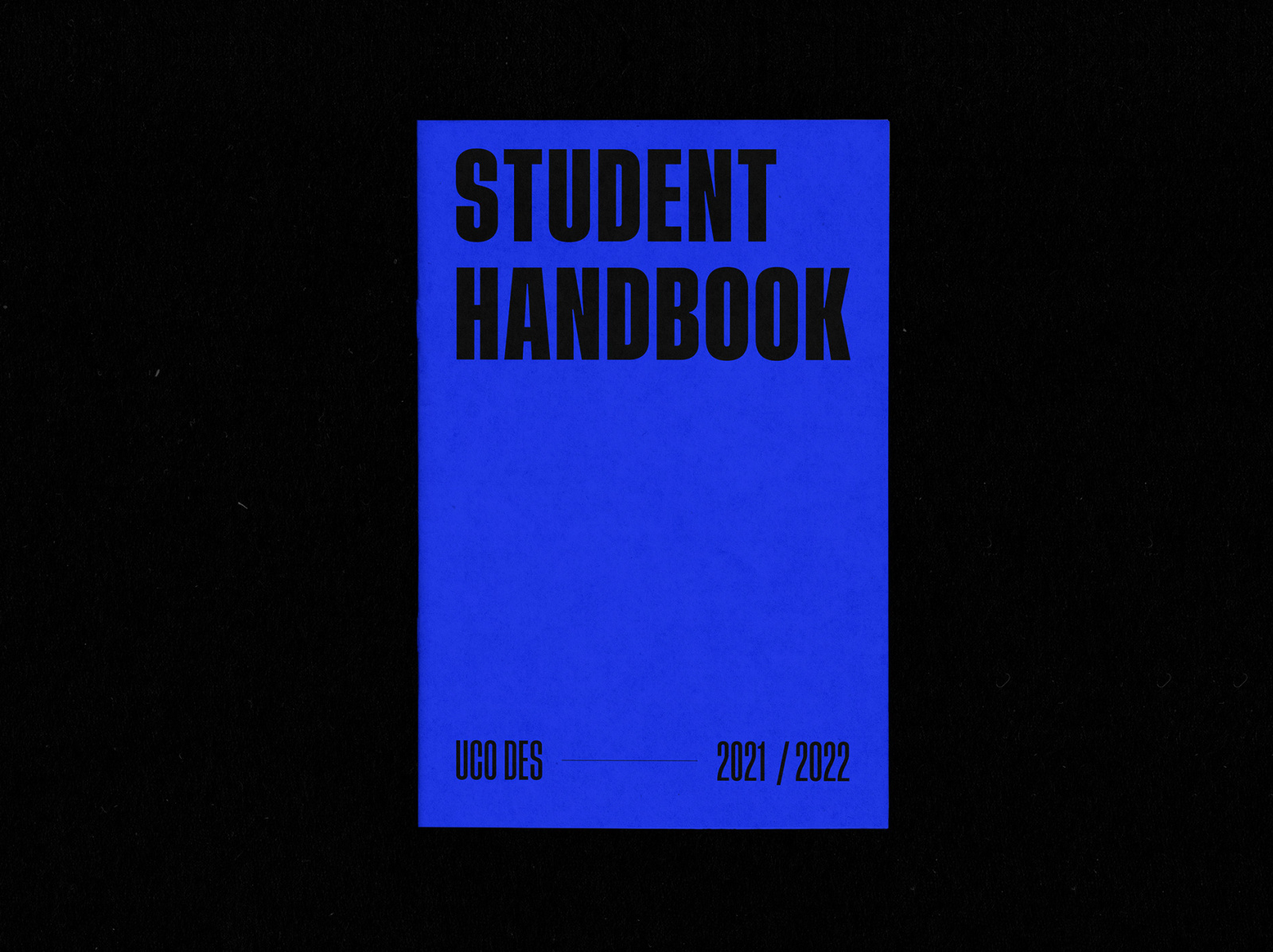 UCO Design Student Handbook - Cover by Noah Holcomb on Dribbble