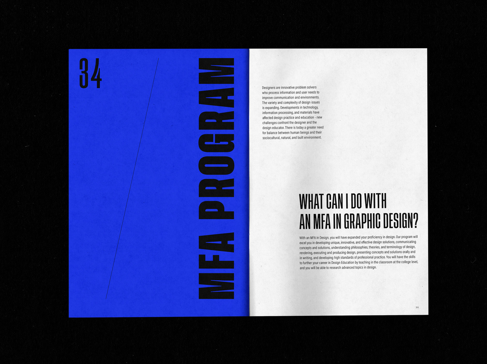 UCO Design Student Handbook - MFA Program by Noah Holcomb on Dribbble