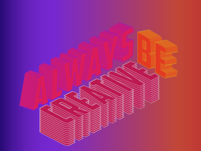 Typography Design in adobe illustrator by AllahNoor Bangash on Dribbble